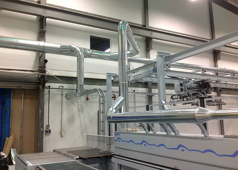 Quick-fit Clip Ducting - Air Plants Dust Extraction